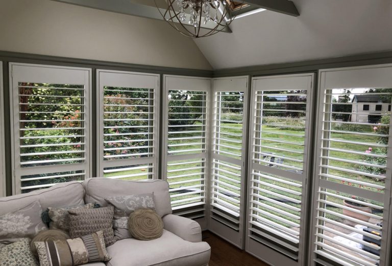 Conservatory Shutters Installation - Shutters By Design